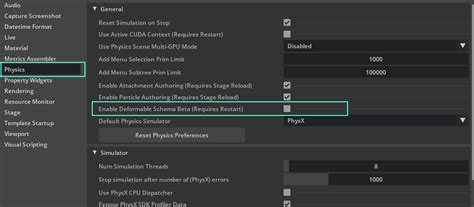 Deformable Visual Authoring Beta — Omni Physics