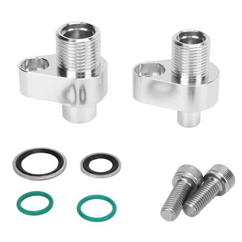 LS AC Compressor Adapter Fittings 8AN 10AN 4511105 Replacement For Denso 10S17F 10S20F