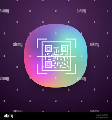 Qr Code Scanning App Icon Uiux User Interface 2d Code Reading App