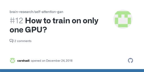 how to train on only one gpu · issue 12 · brain research self