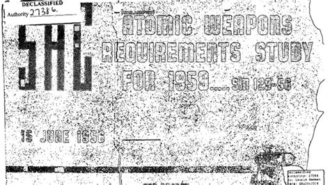 Declassified Cold War Files Reveal Americas Extensive Nuclear Target