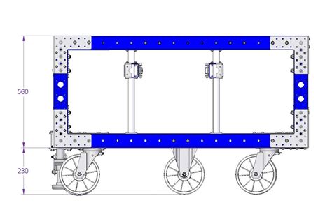 Heavy Duty Assembly Cart Flexqube