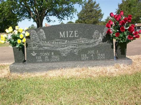 Joe Jack Mize 1944 2001 Find A Grave Memorial