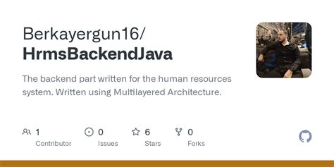 GitHub Berkayergun HrmsBackendJava The Backend Part Written For The Human Resources System