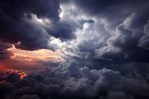 天空中厚厚的乌云高清图片下载 正版图片600756430 摄图网