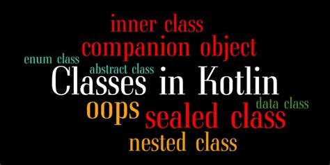 Palak Thapar On Linkedin Different Types Of Classes In Kotlin
