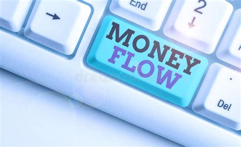Word Writing Text Money Flow Business Concept For The Increase Or
