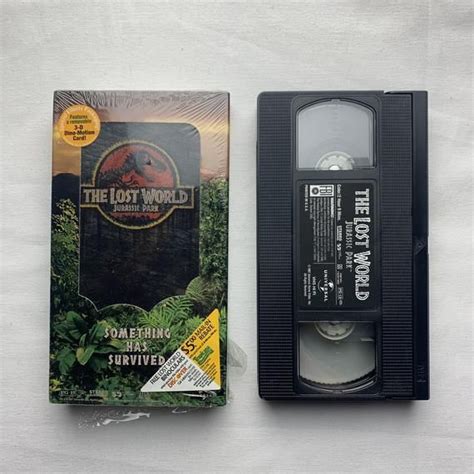 The Lost World Jurassic Park Vhs Tape Horror Sci Fi Etsy The Lost