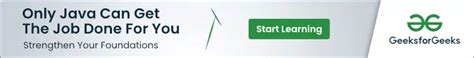 Arrays In Java GeeksforGeeks