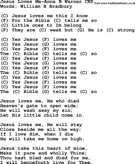 Jesus Loves Me