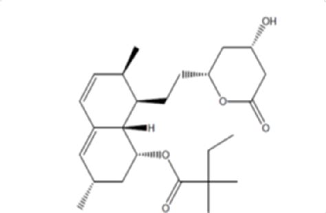 Chemical Structure Of Simvastatin Download Scientific Diagram