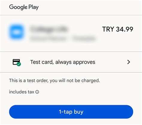 Android Google Play In App Purchase Error Couldn T Complete Your Purchase Stack Overflow