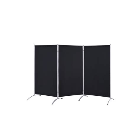 Standing Modular Partition Wall 3 Panel Office Screens Metal Separator