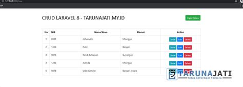 Tutorial Crud Laravel 8 Sederhana Dan Mudah Untuk Pemula 2023