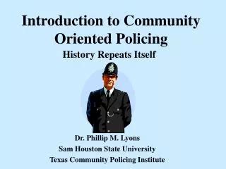 PPT Community Oriented Policing Problem Solving PowerPoint Presentation ID 268161