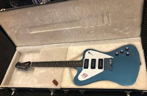 Sold … 2011 Gibson Firebird Non Reverse Iii With 3 P90s 2011 Pelham Blue Black Dot Music