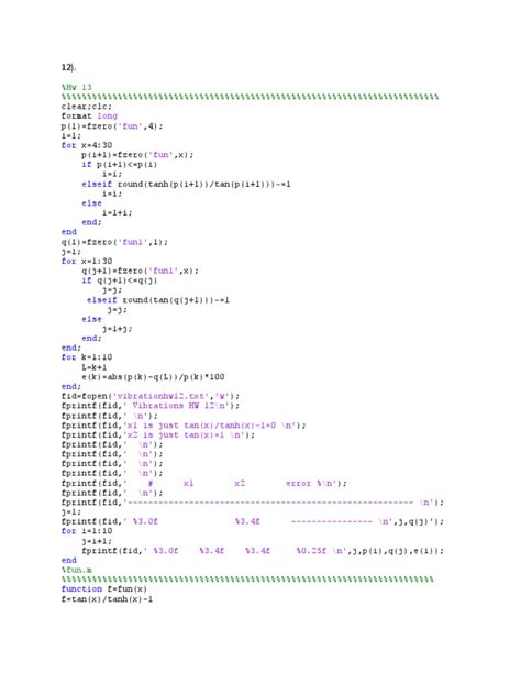 For If Elseif Else End End Pdf Teaching Methods And Materials