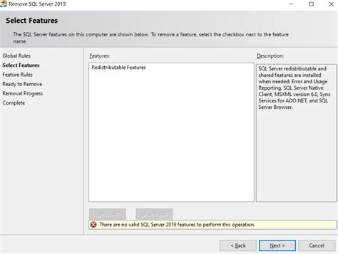 cannot uninstall sql server express microsoft qanda
