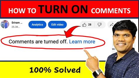 How To Turn On Disabled Comments 100 Fix 2023 Youtube