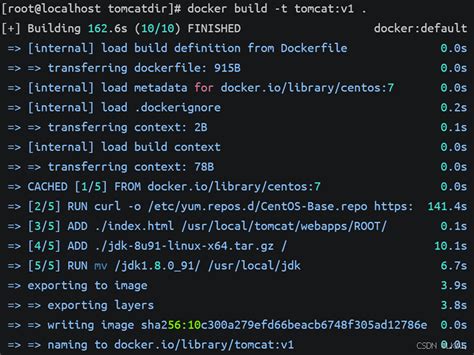 使用dockerfile创建镜像dockerfile构建镜像 Csdn博客