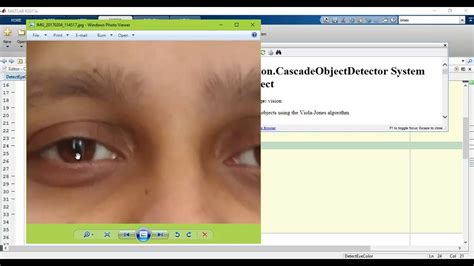 Eye Color Detection In Matlab Youtube