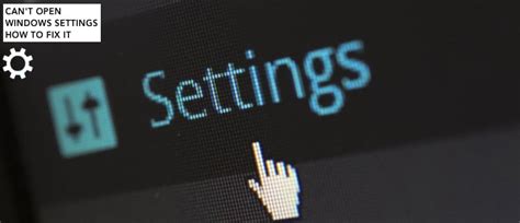 Fix Windows 10 Settings Wont Open