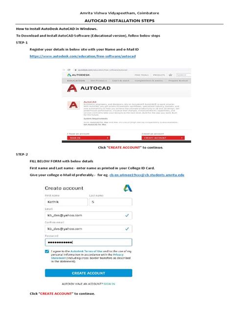 Autocad Installation Steps 0 Pdf Auto Cad Computer File