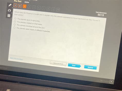 Solved Pre Test Active 1 2 3 4 。 7 9 To Time Remaining 5013 Their