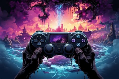 Premium Ai Image Game Console Controller