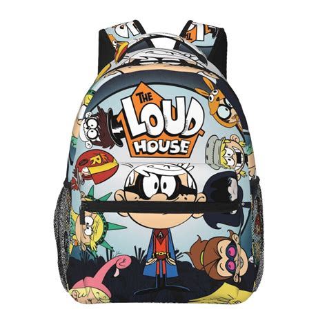 The Loud House Backpack Cartoon Lightweight Laptop Bookbag College