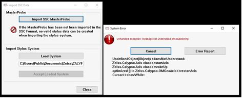 Connection Failed To Stylus Database General Zeiss Qualityforum