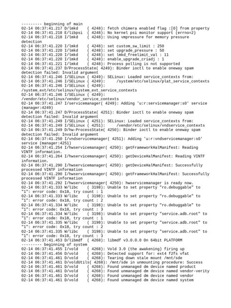 Logcat Prev Csc Log Pdf Unix System Software