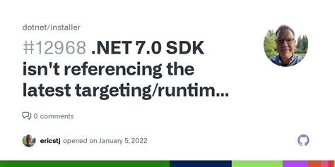 7 0 sdk isn t referencing the latest targeting runtime packs when