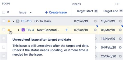 Troubleshoot Warnings In Advanced Roadmaps Jira Software Data Center 11 0 Atlassian