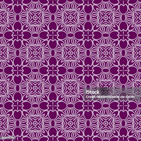 아름 다운 기하학적 꽃 장식입니다 완벽 한 패턴입니다 벡터 일러스트 레이 션 디자인 벽지 초대에 대 한 보라색 색상 0명에 대한 스톡 벡터 아트 및 기타 이미지 Istock