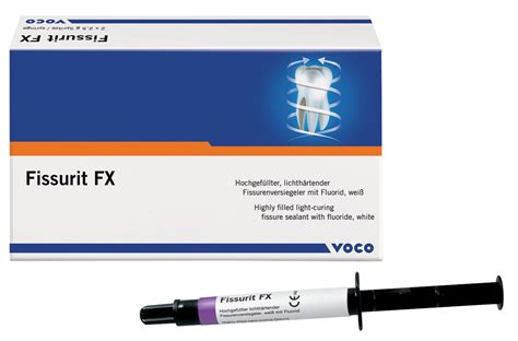 Voco Fissurit Fx Lc Sealant Syringes 2 5g 2pk 206075 Henry Schein Uk