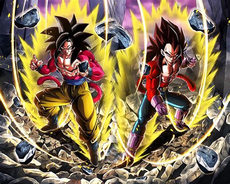 Goku Ssj4 Vs Vegeta Ssj4
