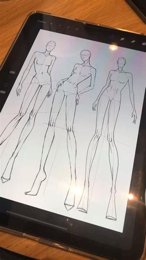 Digital Fashion Sketching Digital Fashion Sketch Fashion Art