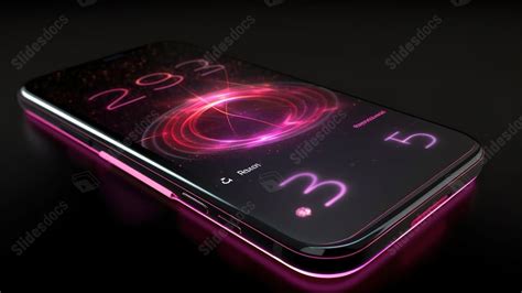 Next Generation Mobile Technology 3d Rendered Phone With 5g Wireless Symbol Powerpoint