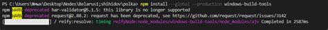 installing stucked · issue 245 · felixrieseberg windows build tools