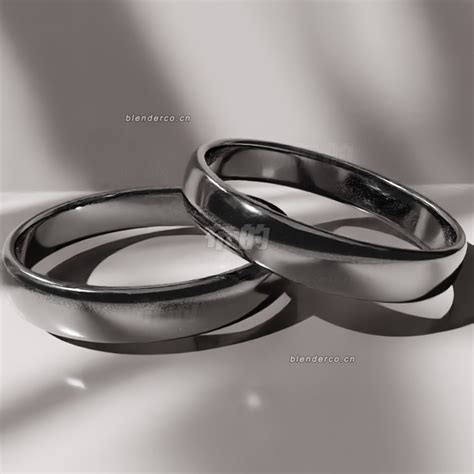 Blender银戒指模型 Blender布的71 Blender布的