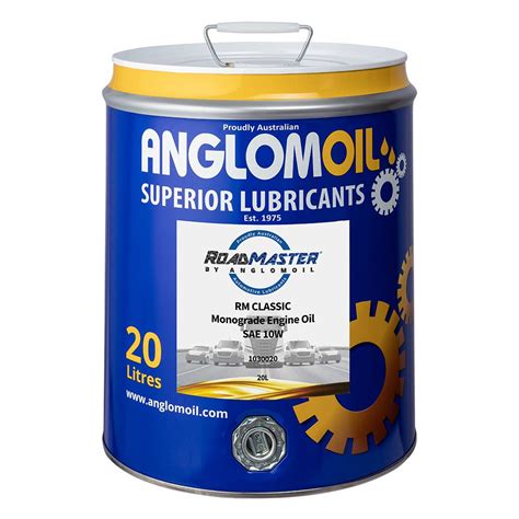 Rm Classic Monogrades Sae 10w 30 40 And 50 Anglomoil