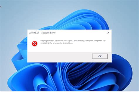 sqlite3 dll was not found or missing how to fix it