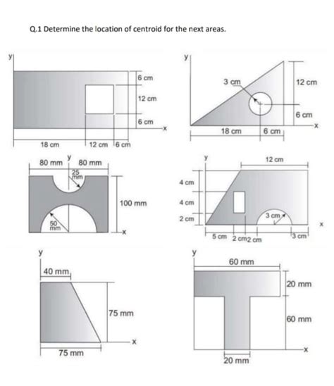 Solved Q Determine The Location Of Centroid For The Next Chegg Com