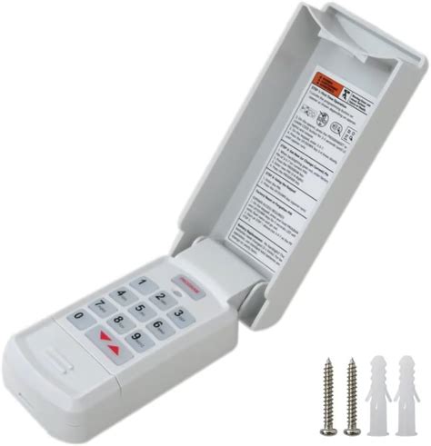 2023 Upgraded Garage Door Opener Remote Wireless Keyless Keypad Replacement For