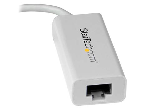 StarTech USB C To Gigabit Network Adapter USB 3 0 White Adapters US1GC30W