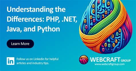Understanding The Differences Php Net Java And Python Webcraftgroup