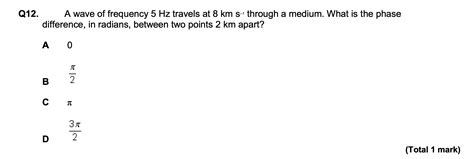 Phase Difference Physics R6thform