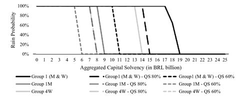 Comparison Between Solvency Capital And Ruin Probability By Age Group