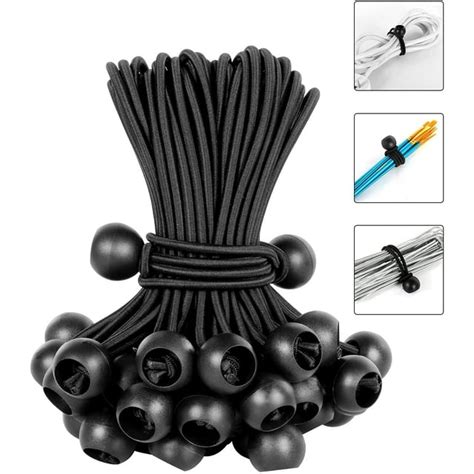 Walmart 6 Inch Ball Bungee Cords 50 Pcs Heavy Duty Straps Uv